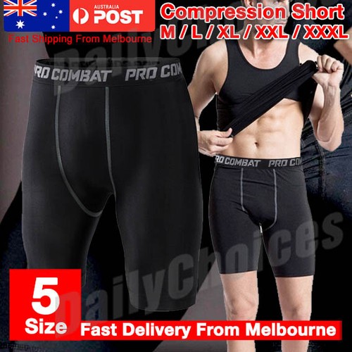 Men Sports Compression Shorts Pants Athletic Under Skin Base Layer ...