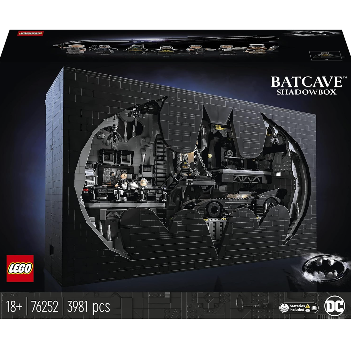 Batcave Batman Begins LEGO 'Batman Returns' Batcave Shadowbox Set