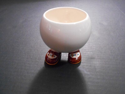 CARLTON WARE ENGLAND WALKING WEAR EGG CUP BROWN SHOES | eBay