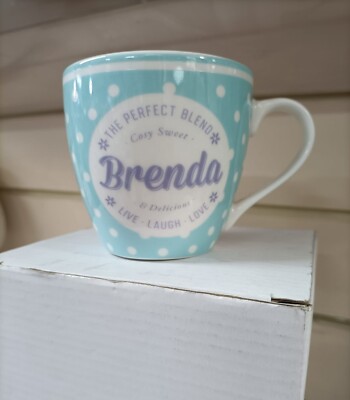 Personalised Brenda Coffee Mug Tea Cup Birthday Christmas Boxed Gift ...