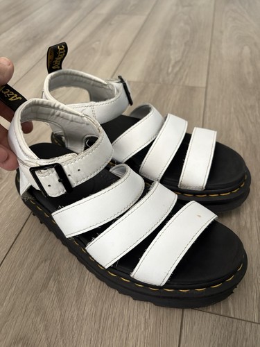 Dr Martens Sandals Women 39/8 Blaire Quad Strappy Platform White Docs ...