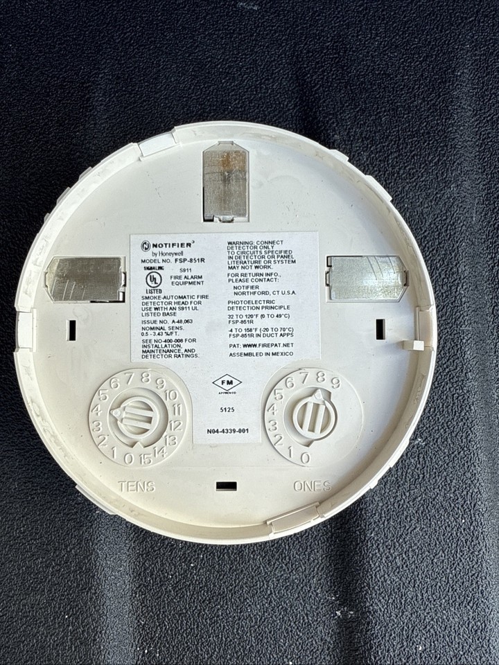 NOTIFIER FSP-851R SMOKE DETECTOR FSP851R | eBay UK