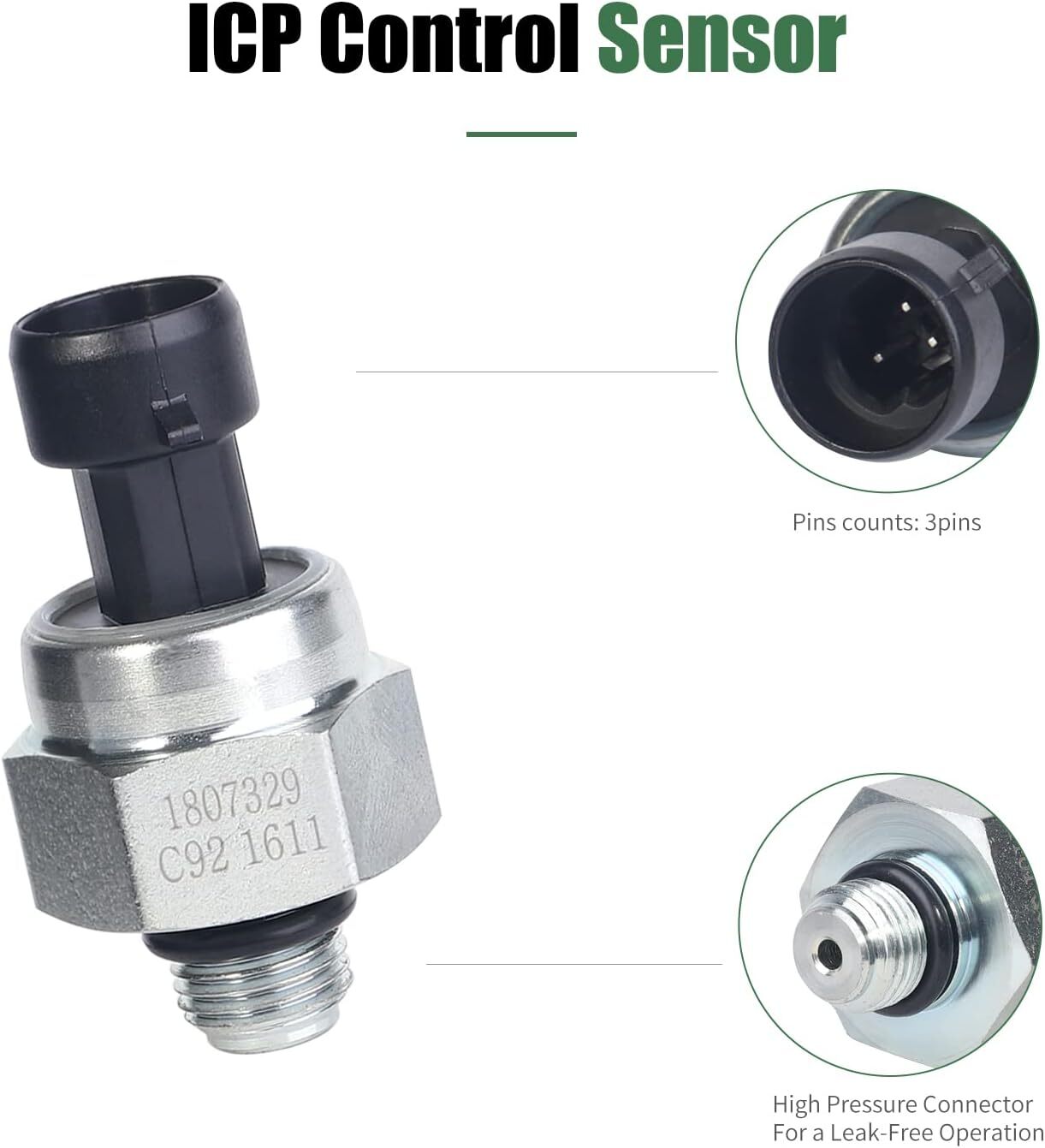 ICP/IPR Fuel Pressure Regulator & Sensor For International Navistar ...