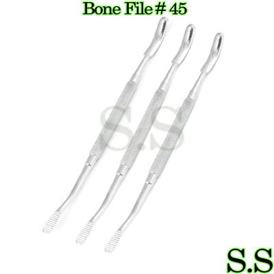 3 Bone File Miller #45 Medical Surgical Dental Instruments | eBay