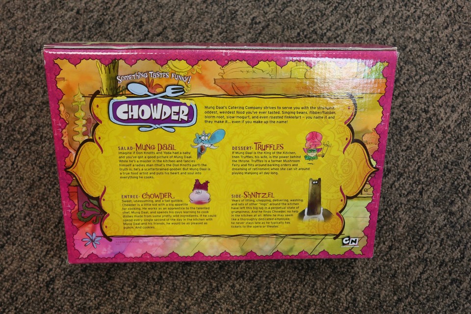 RARE! Chowder Cartoon Network Four (4) Mini Figures Box Set - Brand New ...