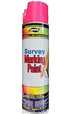 Aervoe Survey Grade Fluorescent Pink Inverted Marking Paint 229 | eBay