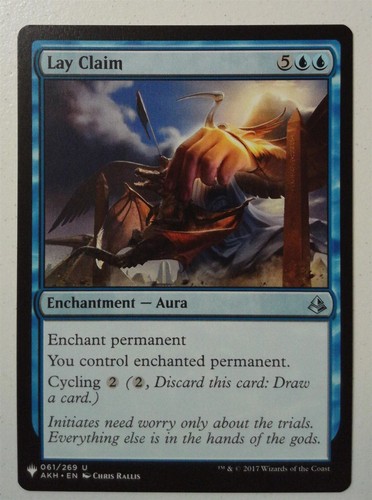 Lay Claim *Uncommon* Magic MtG x1 Mystery Booster | eBay