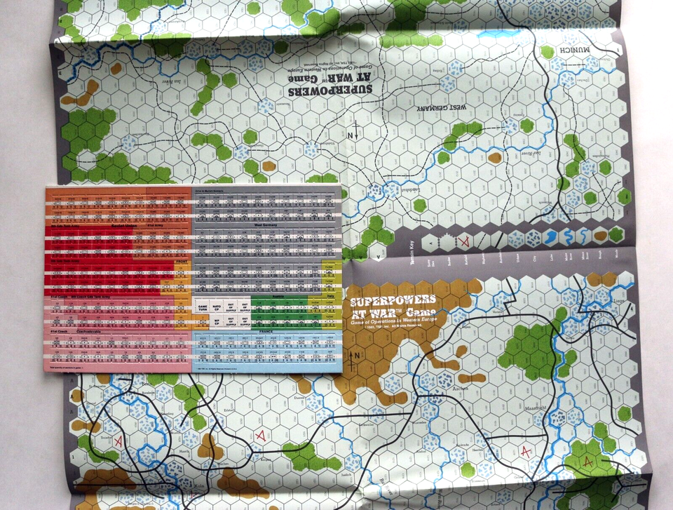 Strategy & Tactics Magazine #100, Superpowers at War with Unpunched ...