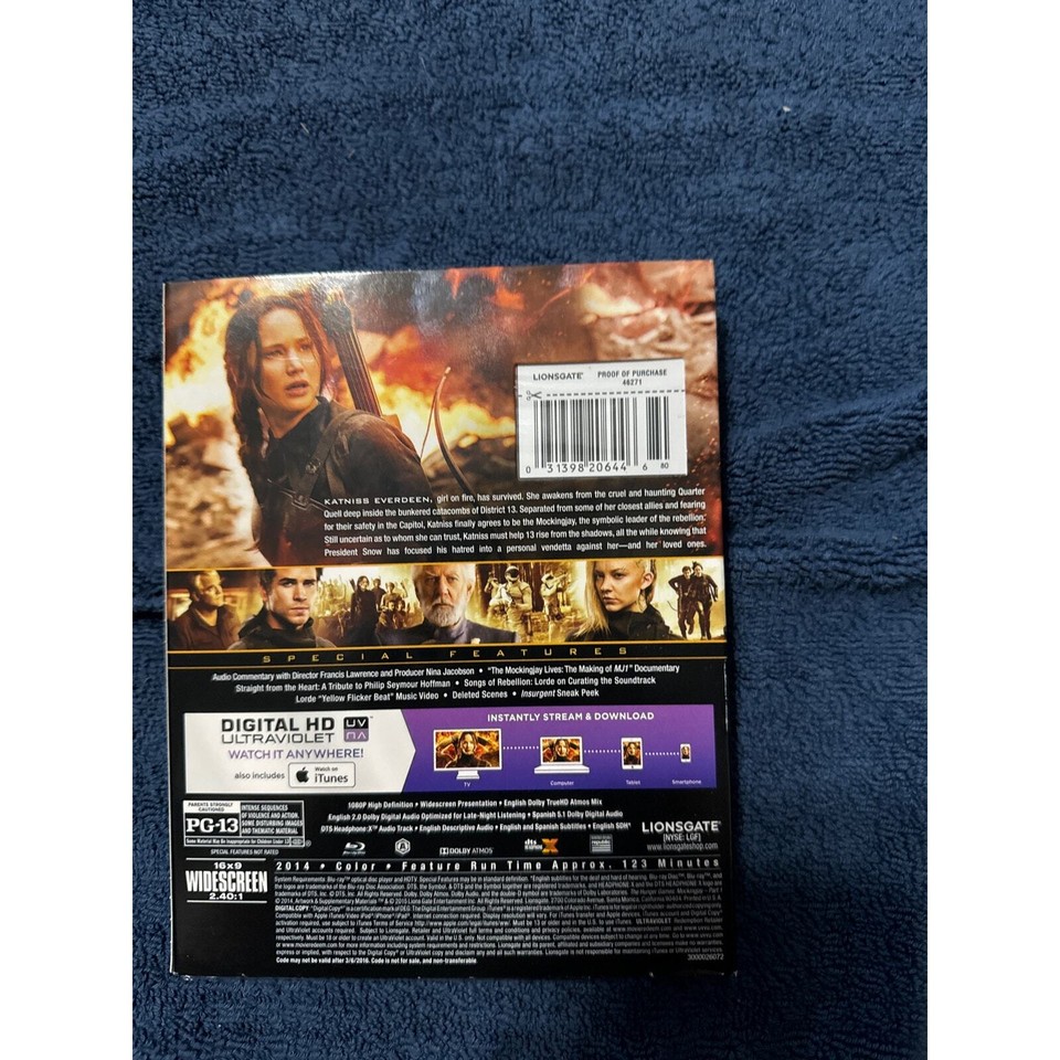 The Hunger Games: Mockingjay Part 1 _ Blu-ray + DVD + Digital HD (2 ...
