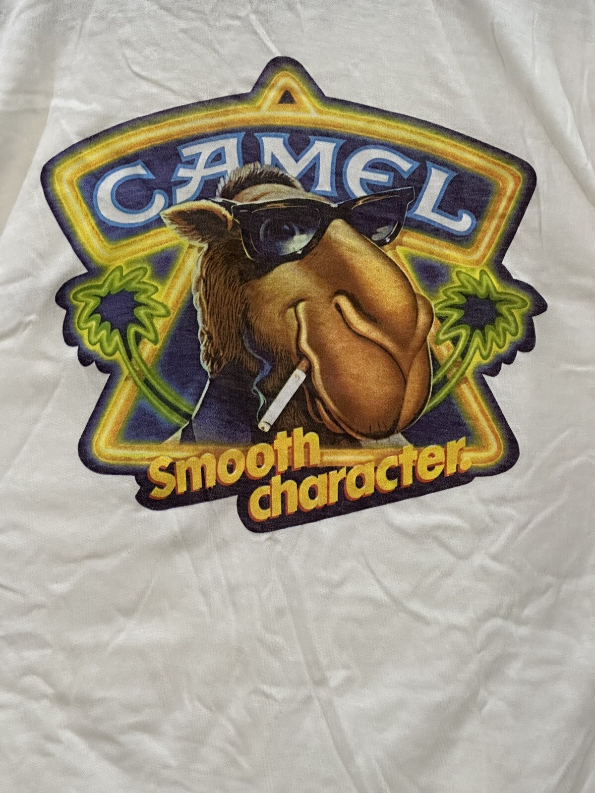 Vintage Camel Cigarettes Smooth Character Shirt - Siz… - Gem