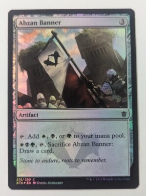 Foil Abzan Banner, Khans of Tarkir, Magic The Gathering, MTG | eBay