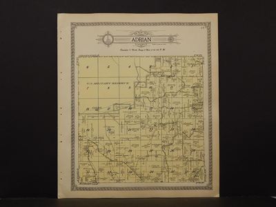 Wisconsin, Monroe County Map, 1915, Adrian Township, J12#32 | eBay