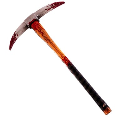 Pick Axe Realistic Size Hard Foam Strong Weapon Halloween Costume ...