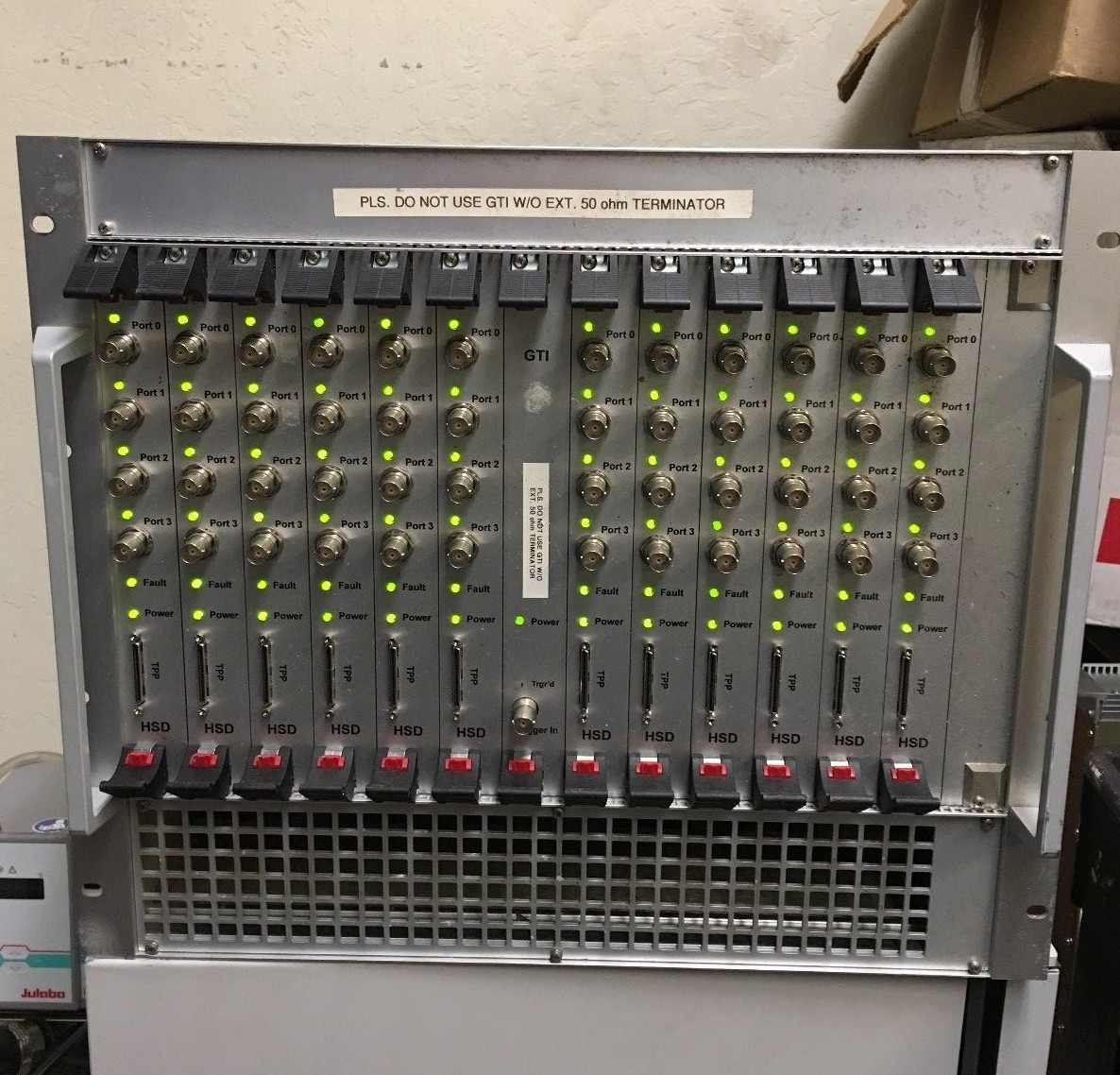 ELMA 12C-0916-RV13-AC-1 12-Slot Mainframe Chassis w/ HSD Modules (*) | eBay