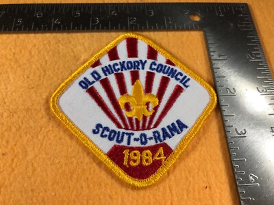 T2-96 BOY SCOUTS OF AMERICA PATCH - 1984 SCOUT-O-RAMA - OLD HICKORY ...