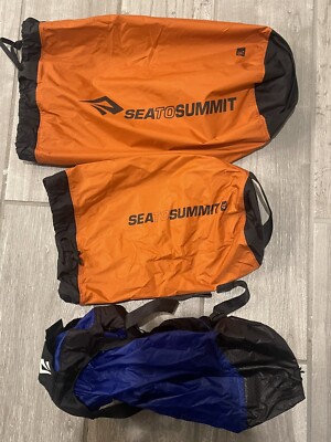 Lot Of 3 Sea To Summit Stuff Sacks And Compression Sack 4L 9L | eBay