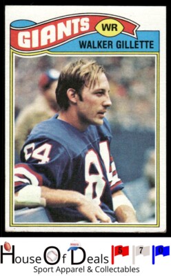 1977 Topps #457 Walker Gillette New York Giants Football Card | eBay