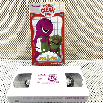 Barney & Friends Good Clean Fun VHS 1998 | Grelly USA