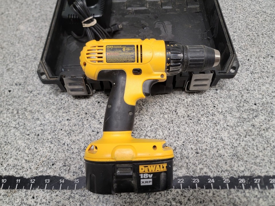 DeWalt DC970 1/2" VSR 18V XRP Cordless Drill Driver w/ Case | eBay