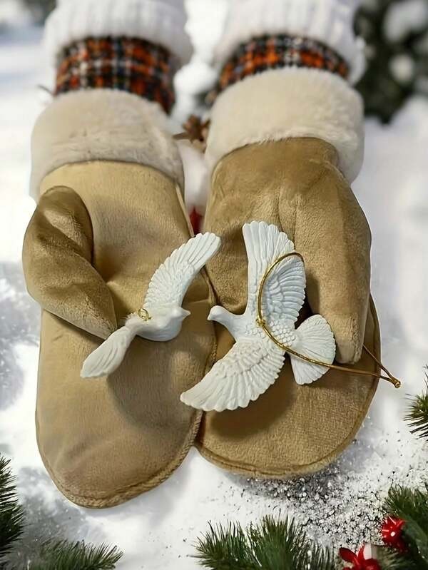 1/2PCS Friendship Turtle Doves Christmas Ornament Gifts Xmas Tree ...