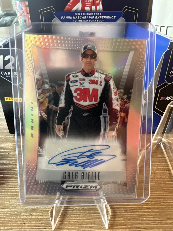 2024 Panini Prizm NASCAR Greg BIFFLE Autograph MINT | eBay