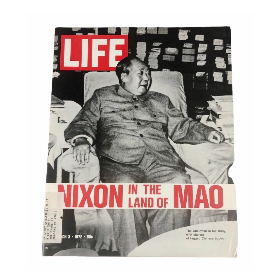 LIFE Magazine March 3 1972 Nixon in the Land of Mao Kennedy Trip ...