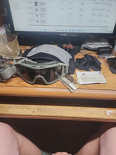 Revision APEL Desert Locust Military Goggles System Foliage Clear/Smoke ...