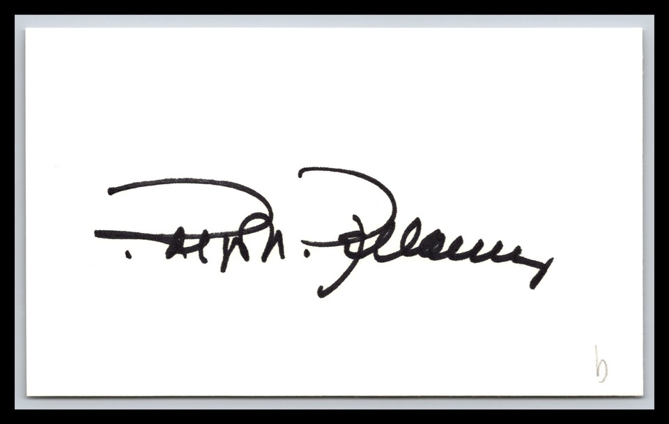 Ralph Bellamy - Actor - 3x5 Card - Signed / Autograph (b) | eBay
