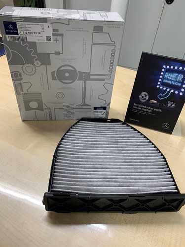 Original Mercedes Benz Staubfilter Innenraumfilter A2128300318 W212 ...