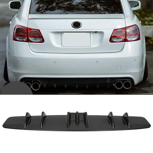For Lexus IS ES GS 300 350 450 Gloss Rear Bumper Spoiler Diffuser ...