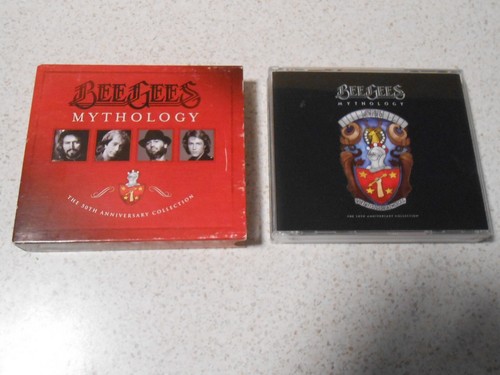 BEE GEES-MYTHOLOGY-50TH ANNIVERSARY COLLECTION-4 CD BOX SET + BOOKLET ...