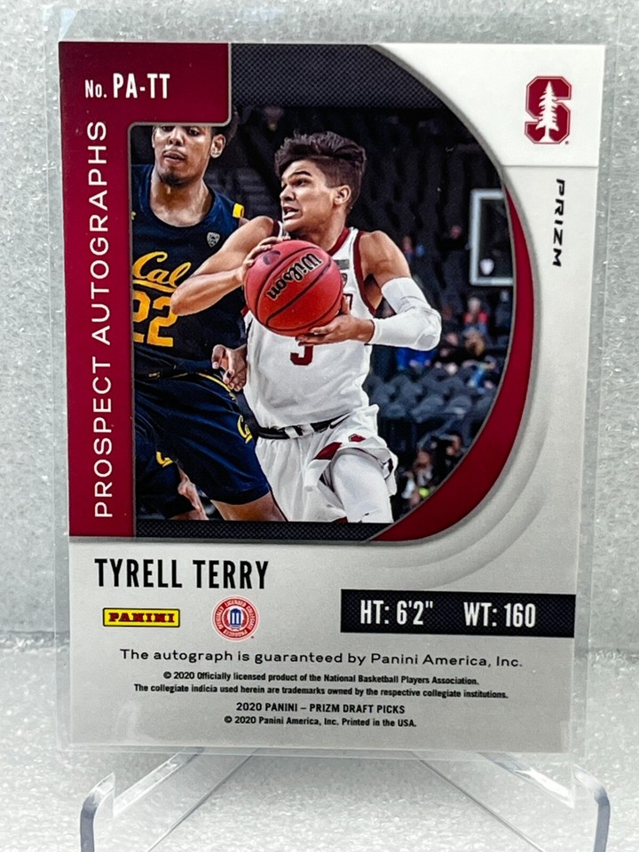 2020-21 Panini Prizm Draft Picks Prospect Autographs Green #81 Tyrell ...