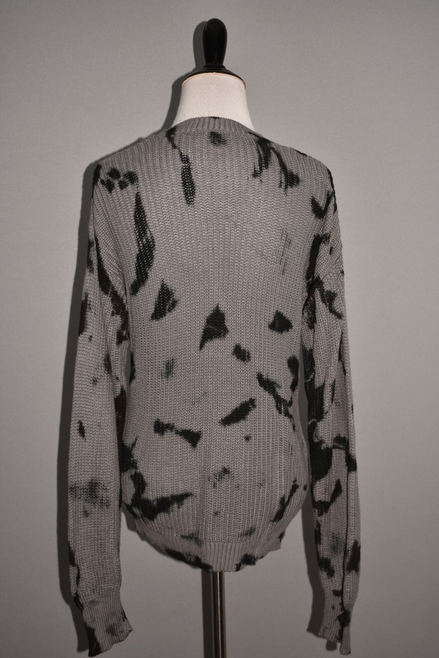 LISA RINNA COLLECTION NEW $65 Tie-Dye Pullover Sweater Smoke Large | eBay