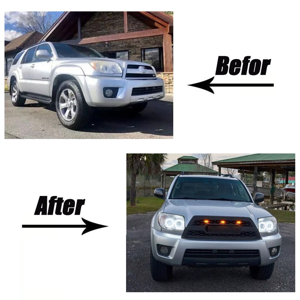 Front Grille For 2006 2007 2008 2009 4Runner Grill with LED Lights ...