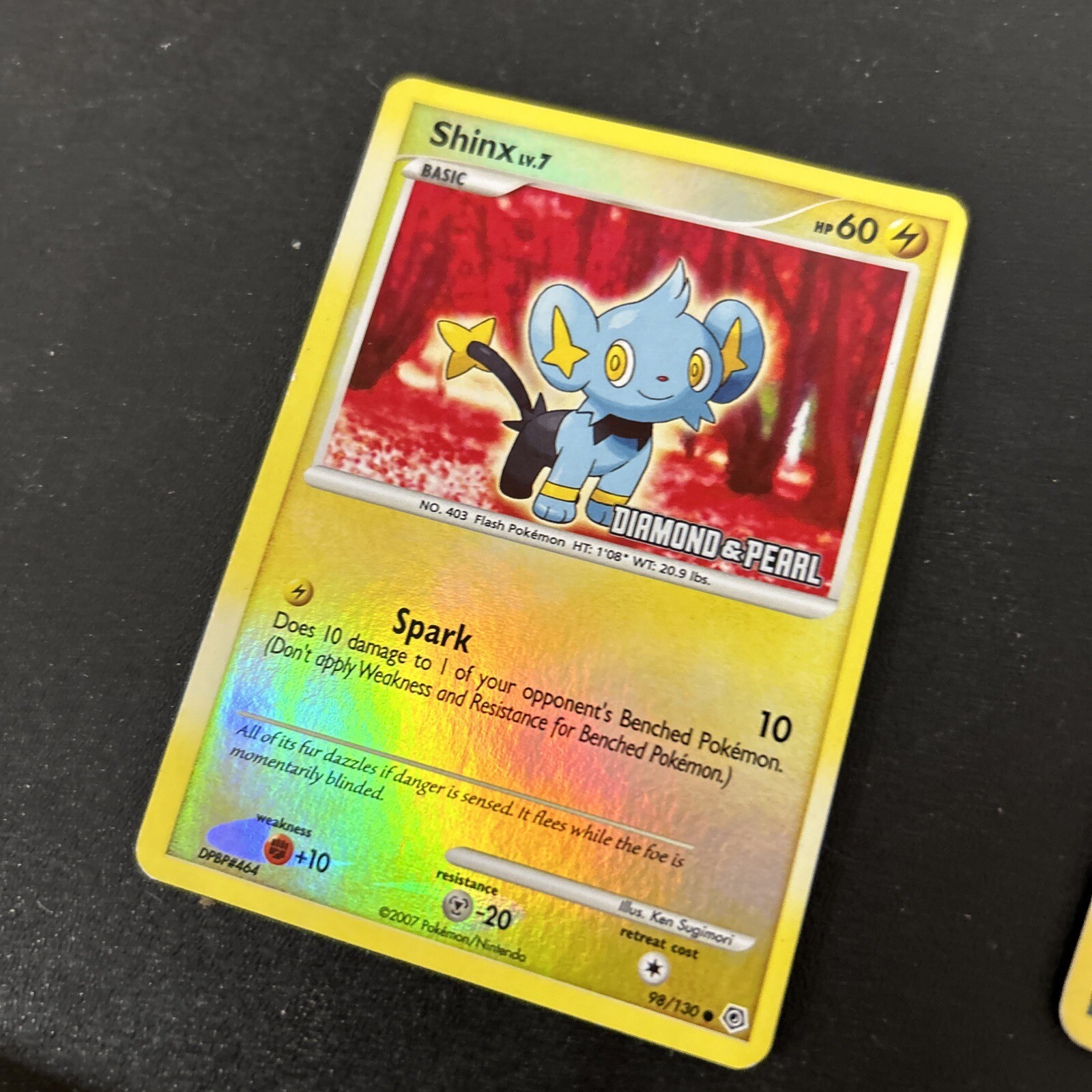 Pokémon TCG Shinx Diamond & Pearl 98/130 Reverse Holo Promo Promo for ...