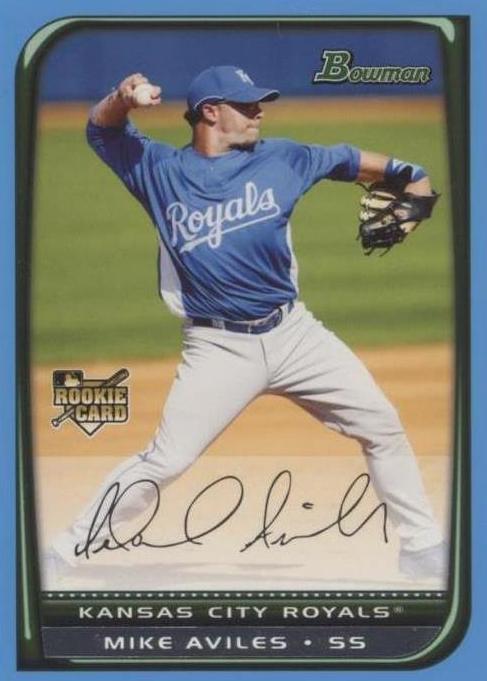 2008 Bowman Draft Picks & Prospects - Mike Aviles #BDP3 Blue /399 (RC ...