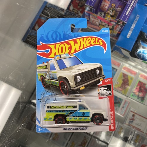 Hot Wheels HW Rapid Responder HW Rescue 123/250 Long Card 27084120134 ...