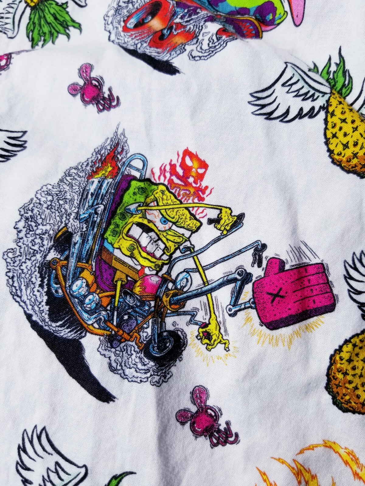 HTF acid trip high SpongeBob Patrick Hawaiian Camp S… - Gem