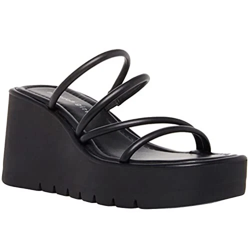 Black Madden Girl Womens Vaultt Wedge Sandal Sandals Rack 49 Off