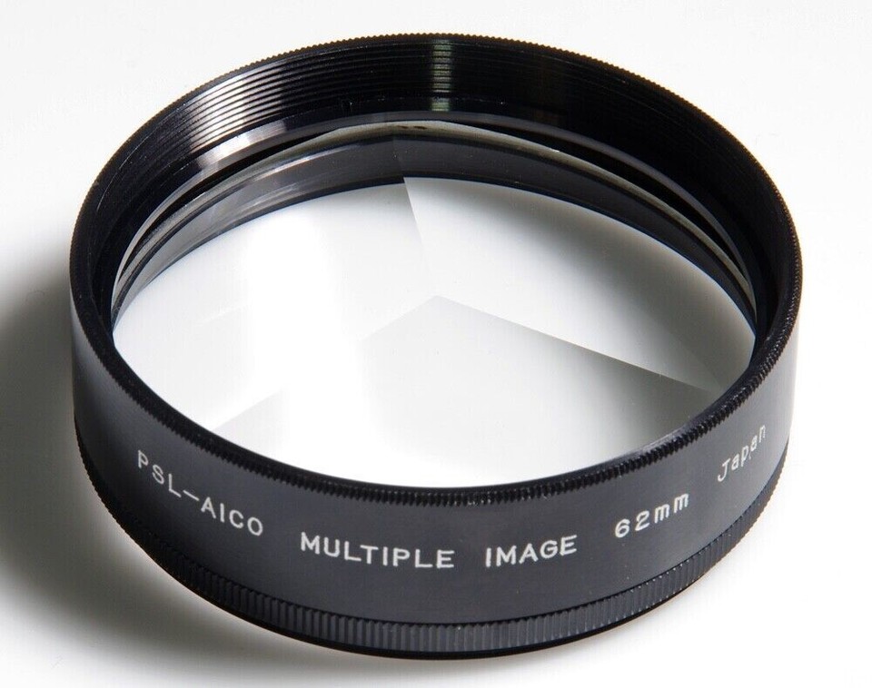 FILTRE 62mm MULTI IMAGE FILTER 62mm JAPAN 3 images PSL-AICO MULTIPLE ...