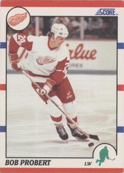 1990-91 Score - Bob Probert #143 for sale online | eBay