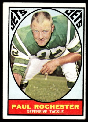 1967 Topps Paul Rochester New York Jets #100 Set Break | eBay