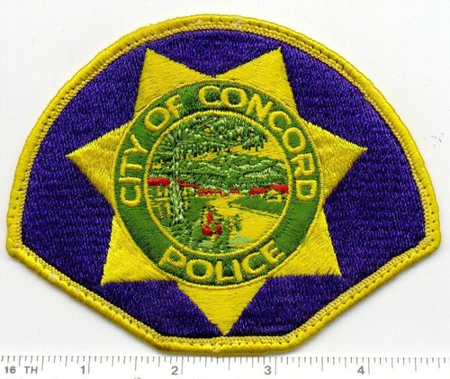 City or Concord Police (California) Shoulder Patch - new from 1992 | eBay