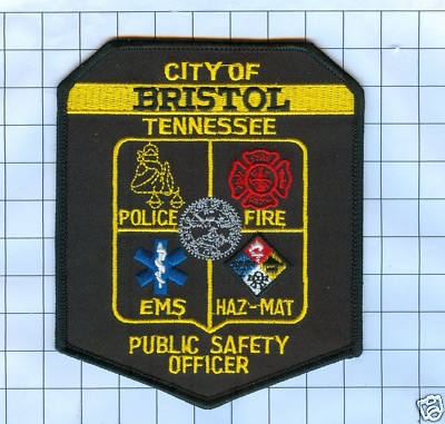 Police Patch - Tennessee - City of Bristol | eBay