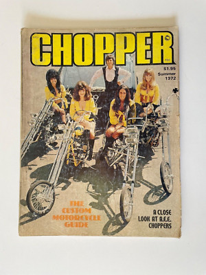 CHOPPER magazine Summer 1972 The Custom Motorcycle Guide | eBay