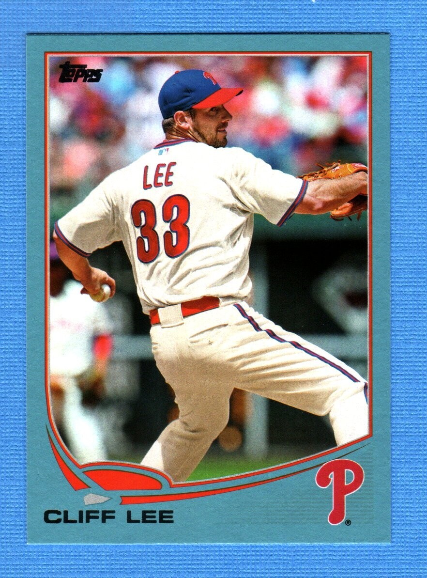 2013 Topps Wal-Mart Blue Border #33 Cliff Lee Phillies | eBay