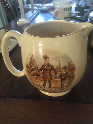Lancaster & Sandland English Ware Dickens Characters Pitcher 5 INCHES ...