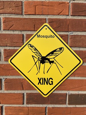 Mosquito Crossing Sign: 'Mosquito XING'. NEW!! KC creations Flying Bugs ...