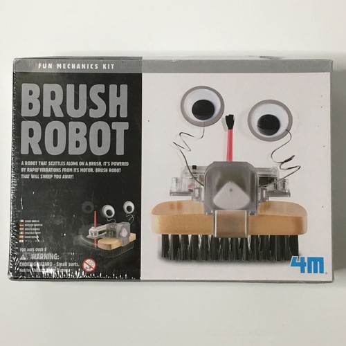 Brush Robot Fun Mechanics Kit Toysmith 4M STEM Educational Building Toy ...