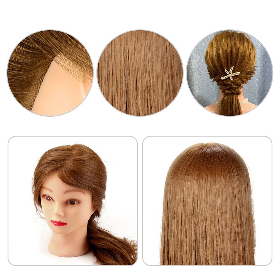 26" Salon Hair Practice Training Head Mannequin Hairdressing Doll ...